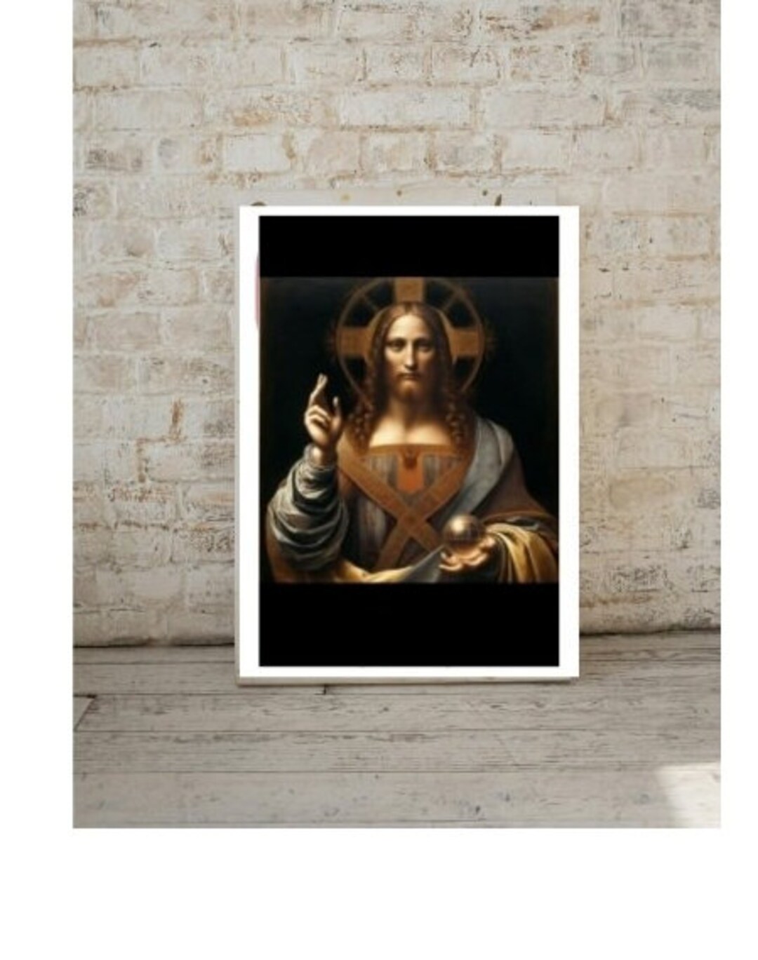 Leonardo Da Vinci, Salvator Mundi saviour of the World, 1500 Art Print ...