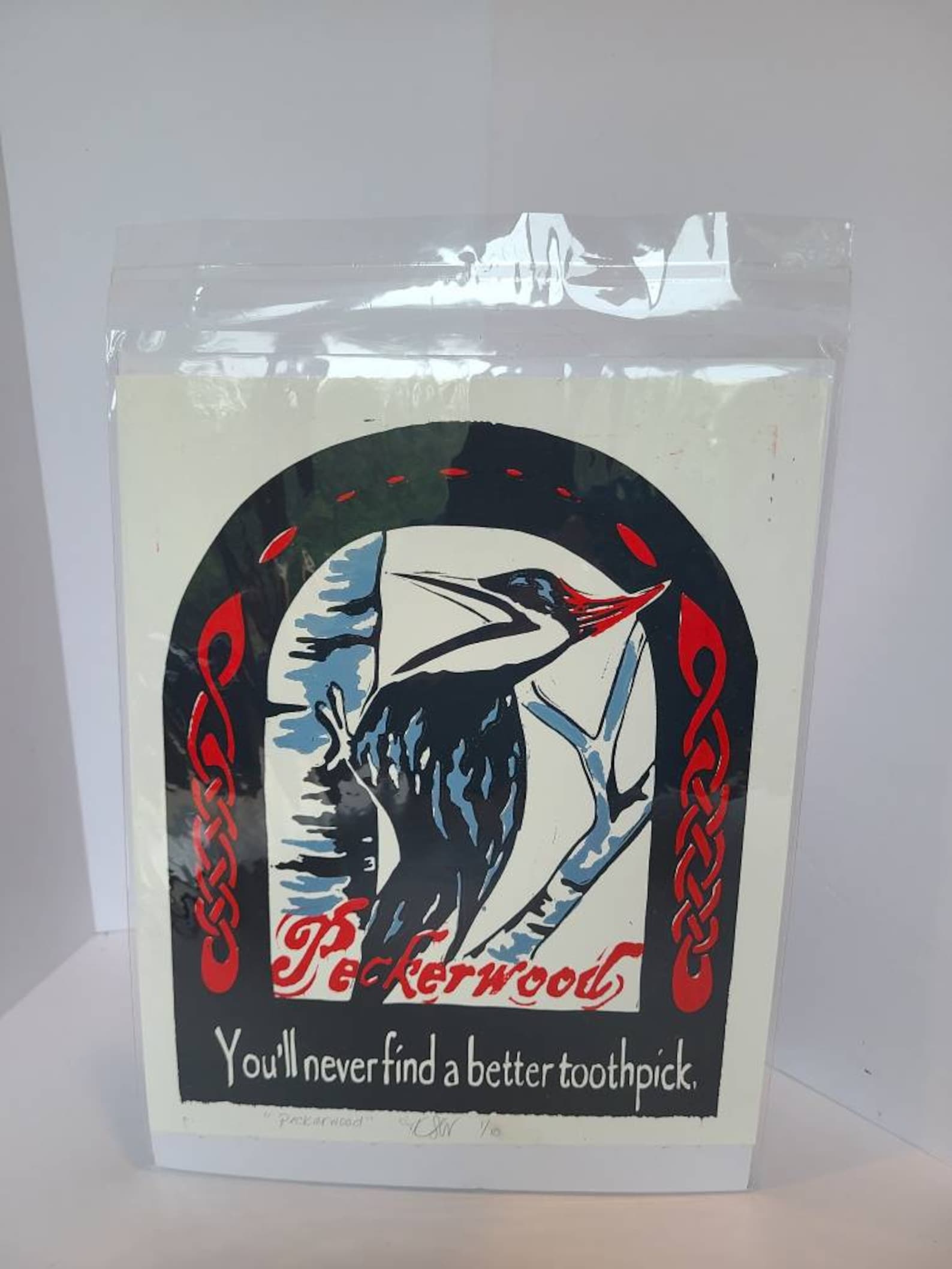 Peckerwood, You'll Never Find a Better Toothpick - Hand Printed ...