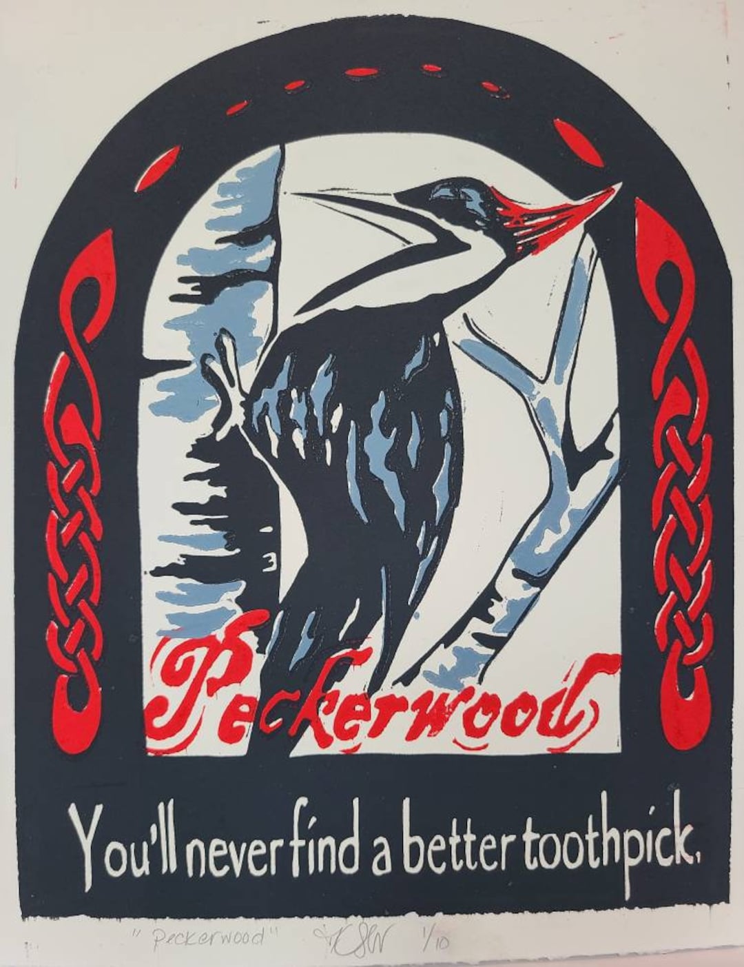 Peckerwood, You'll Never Find a Better Toothpick - Hand Printed ...