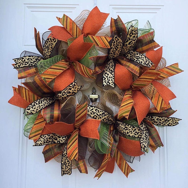 Fall Deco Mesh - Etsy