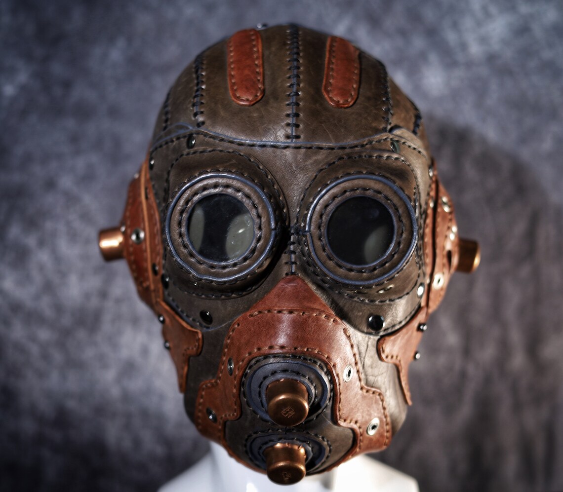 Leather Steampunk Mask - Etsy