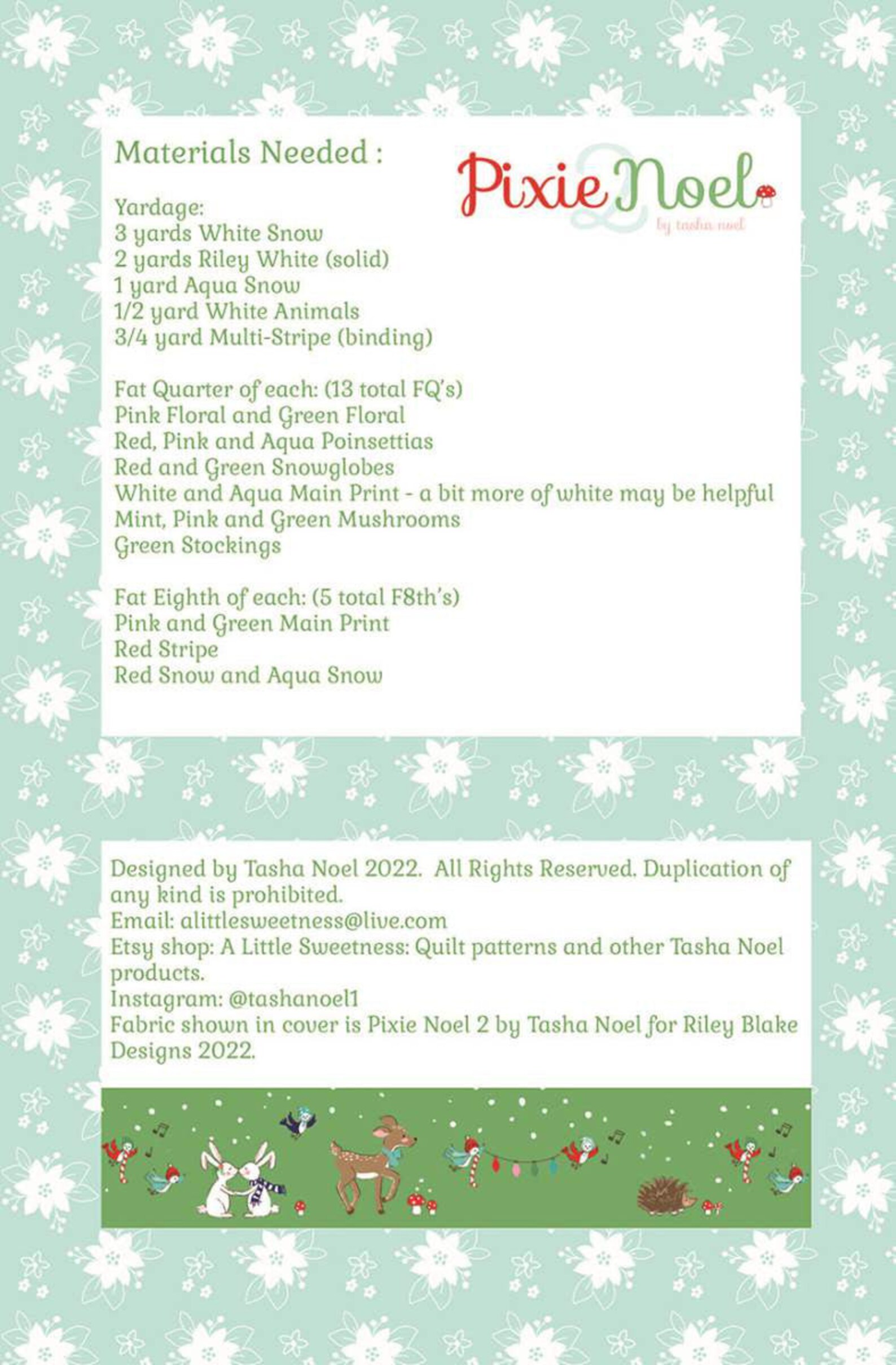 Tasha Noel Pixie Ville Row Quilt Pattern - Etsy