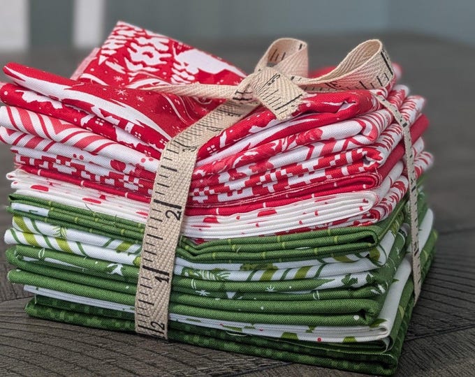 Merry Little Christmas Fat Quarter Bundle by Bonnie and Camille for ...