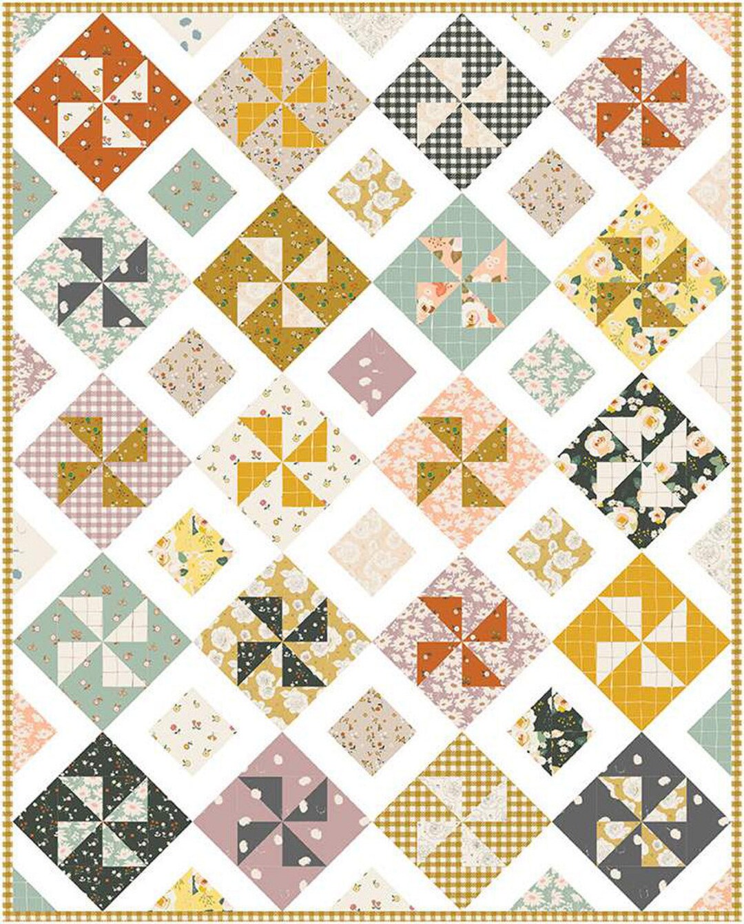 Spin Me Around Quilt Pattern by Minki Kim - Etsy