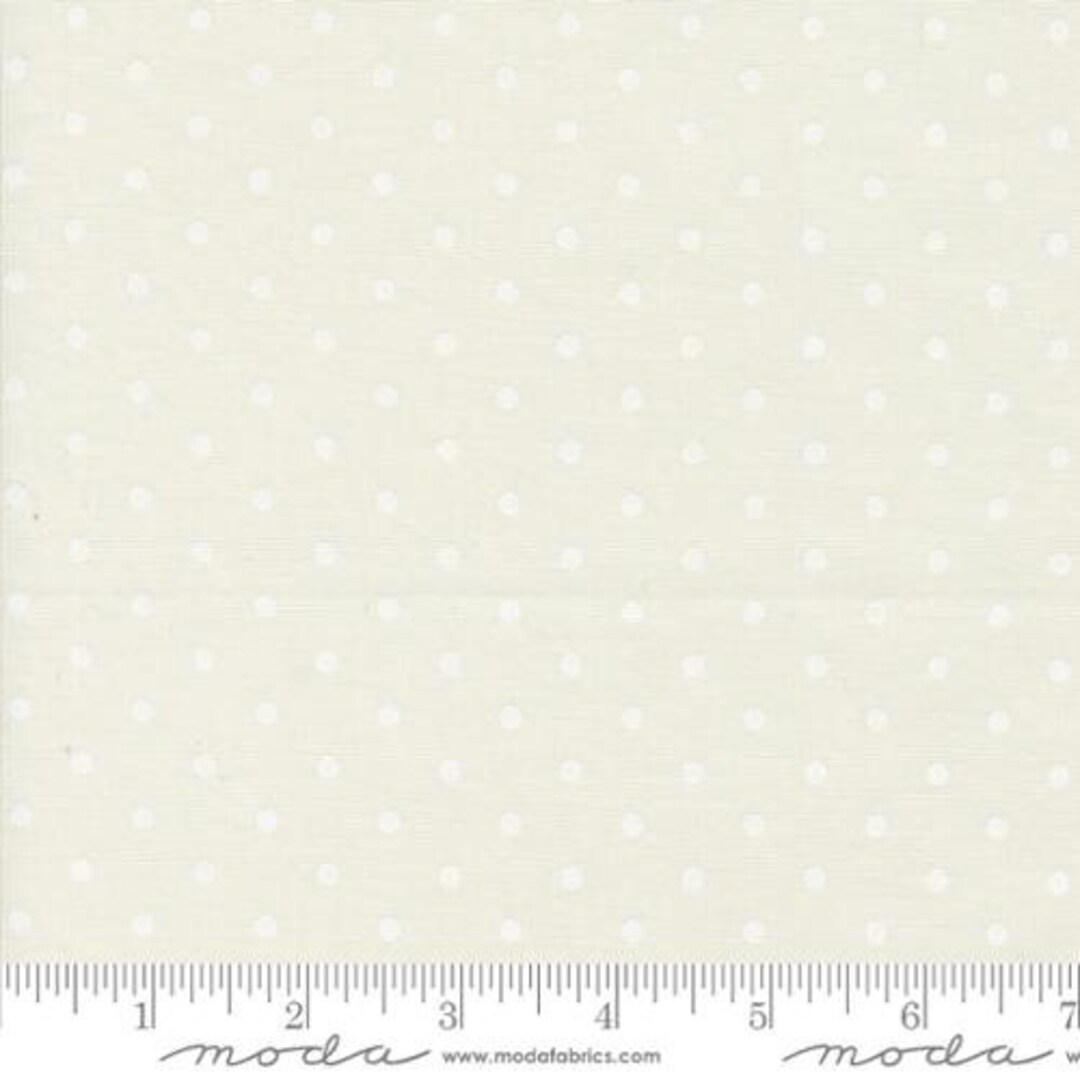 My Summer House Cream White Dottie Dots by Bunny Hill Designs for Moda - Etsy