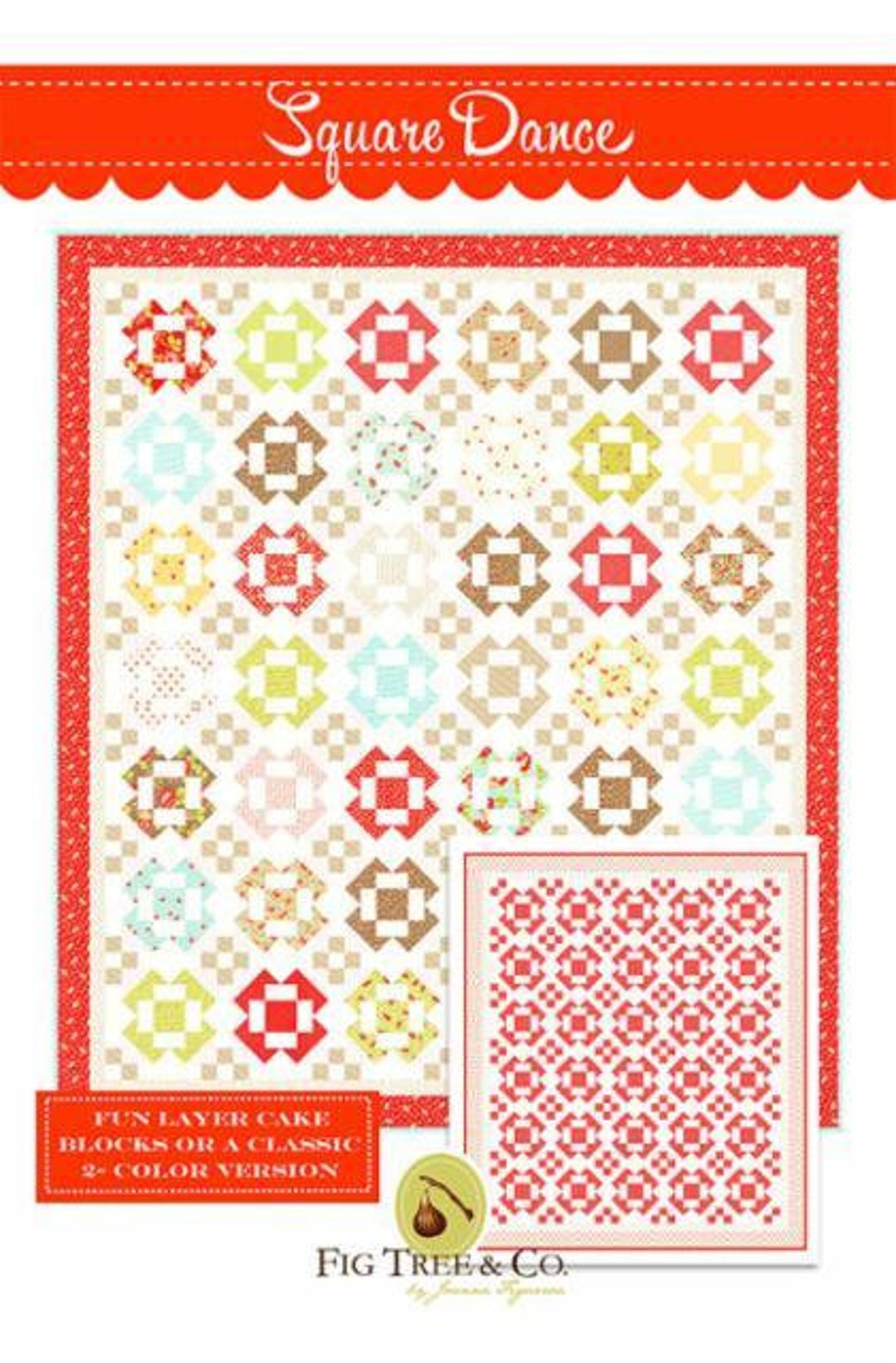 Square Dance Pattern by Fig Tree for Moda - Etsy
