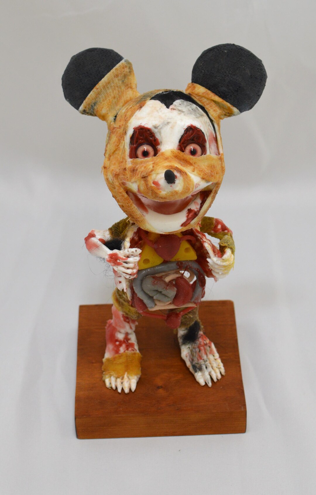 Zombie Mouse Figurine, Horror Halloween Decor - Etsy