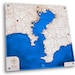 Tokyo Bay 東京湾 16"x 16", 3D Bathymetry-topographic / Wood Sea Art Map - Etsy