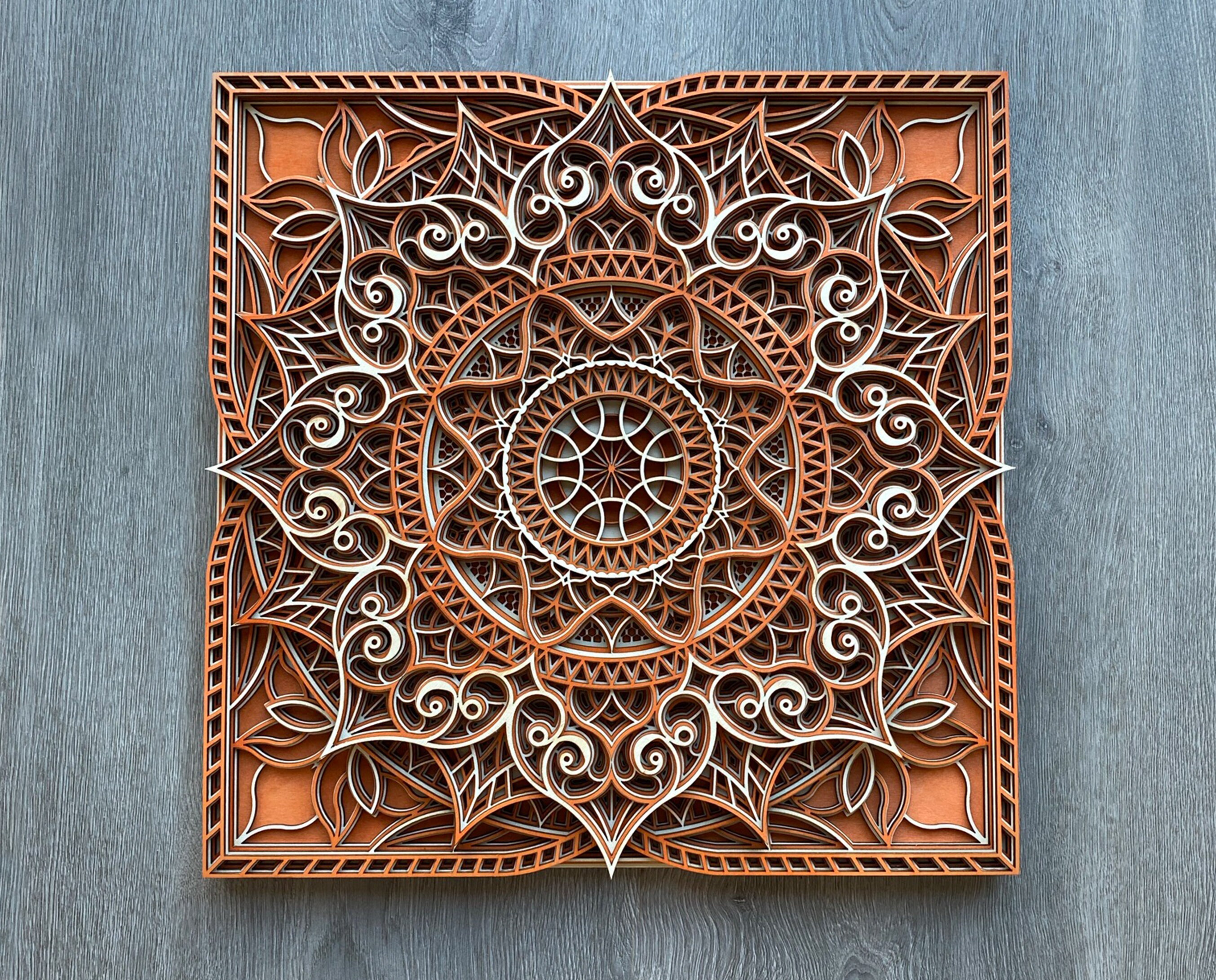 Mandala Wall Art Decor Morocco Ethnic Indian Wood Wall - Etsy