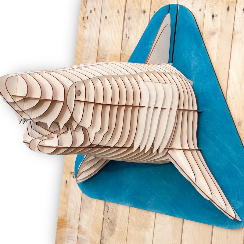 Wooden Shark - Etsy