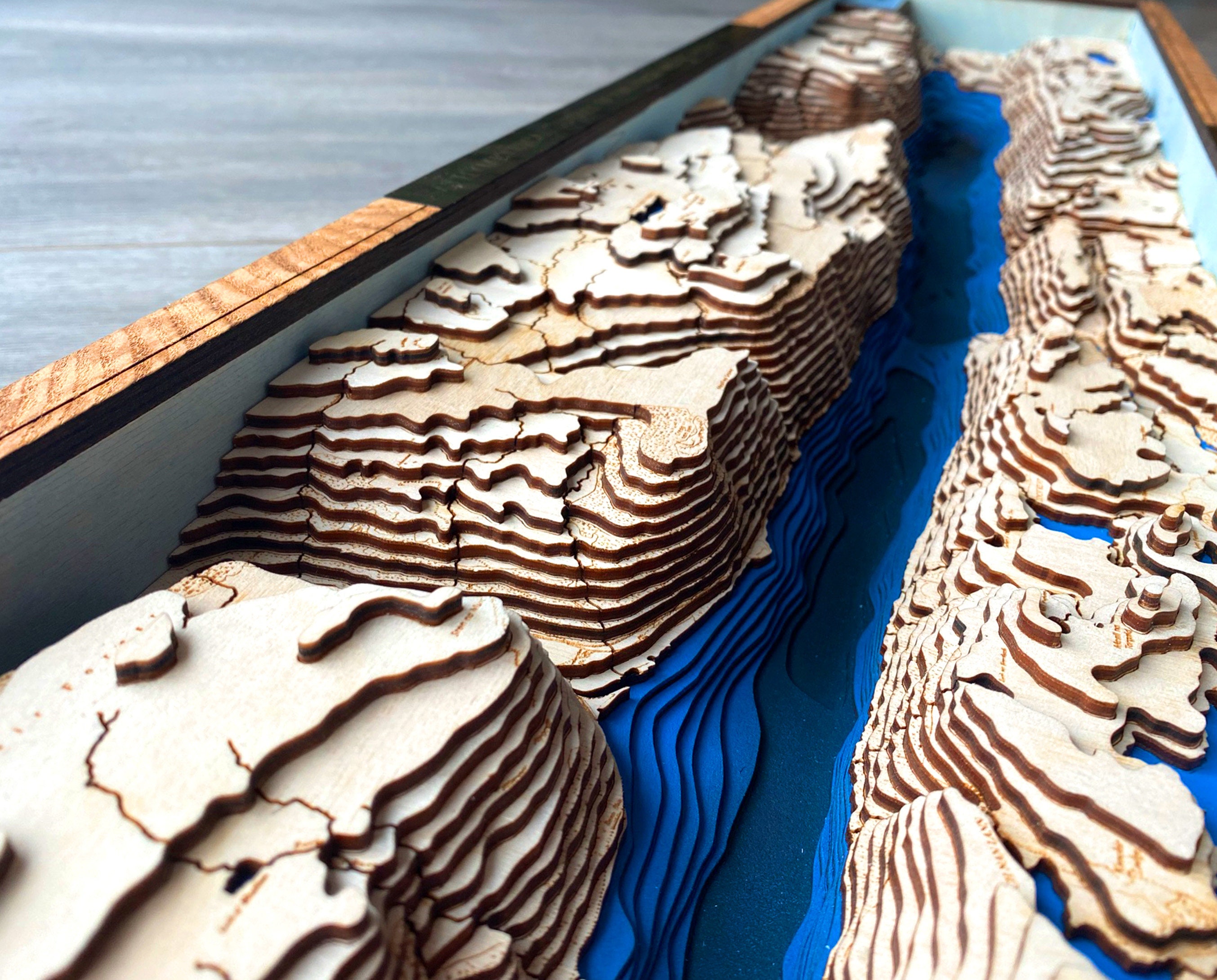 Loch Ness 3D Map / Scotland Lake 100x20 Cm 3D Bathymetry - Etsy UK