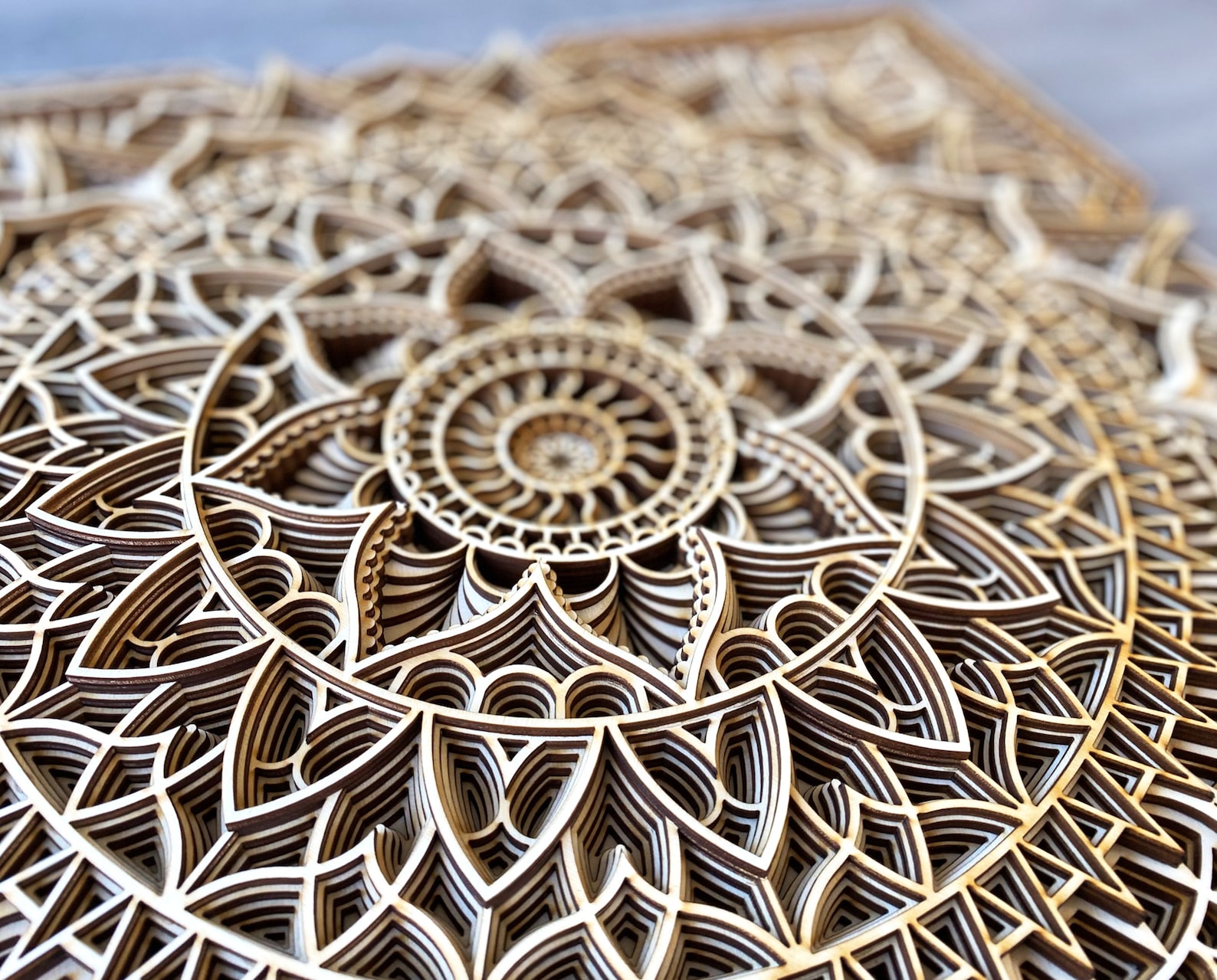 Mandala Wall Art Decor Morocco Ethnic Indian Wood Wall - Etsy