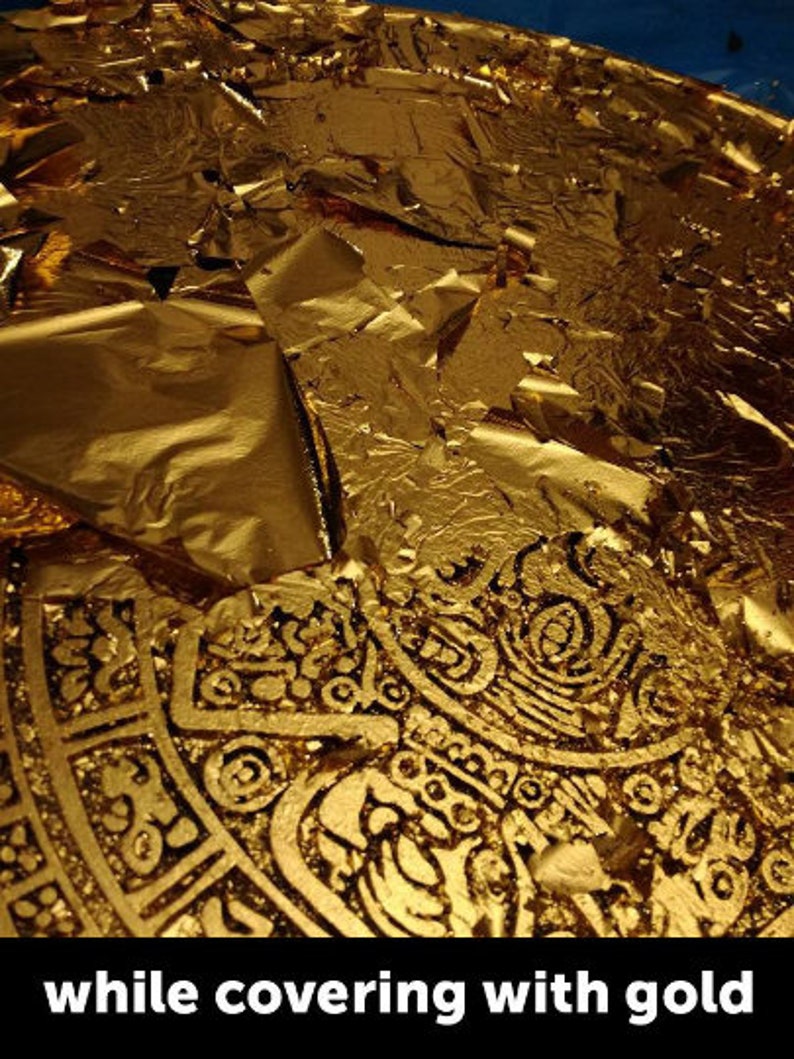 Moai Real Gold Easter Island Statue 24K Old Gold Head Statue - Etsy