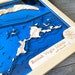 British Virgin Islands BVI Wooden Map Engraved Bathymetry - Etsy