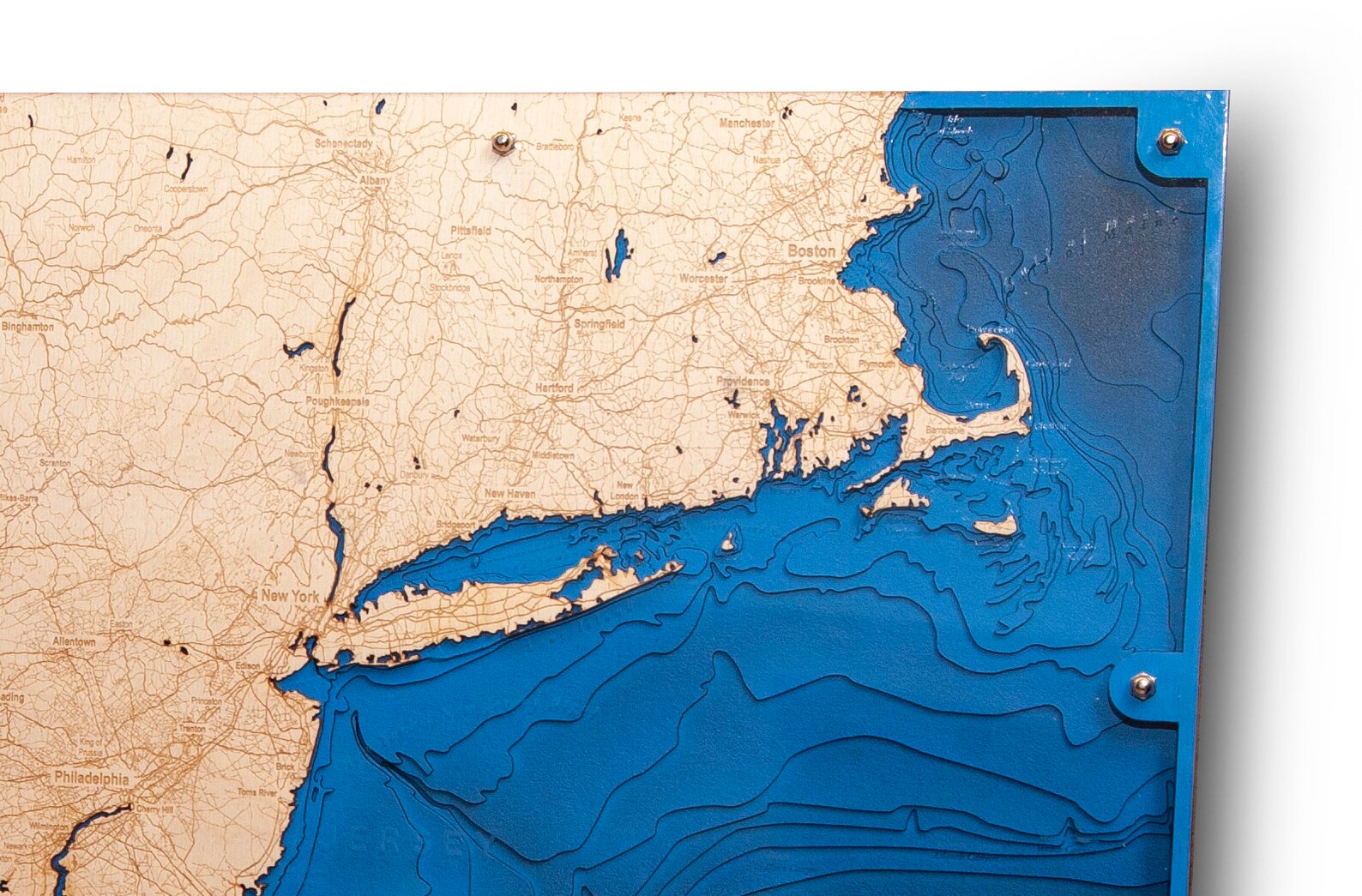 East Coast & Lake Erie United States Map 20x 32 - Etsy