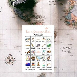 Australia Scavenger Hunt Game PRINTABLE Instant Download. - Etsy
