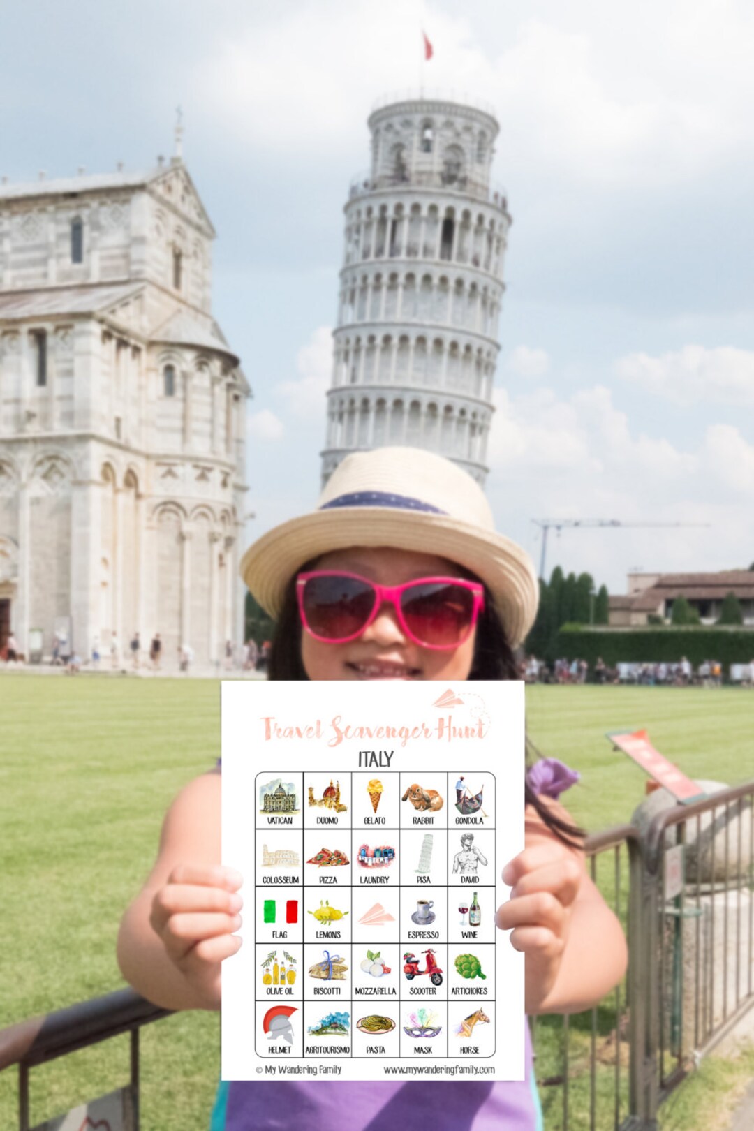 Italy Scavenger Hunt Game PRINTABLE Instant Download. Game for Kids and ...