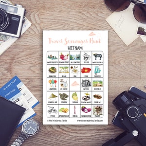 Vietnam Scavenger Hunt Game PRINTABLE Instant Download. Game for Kids ...