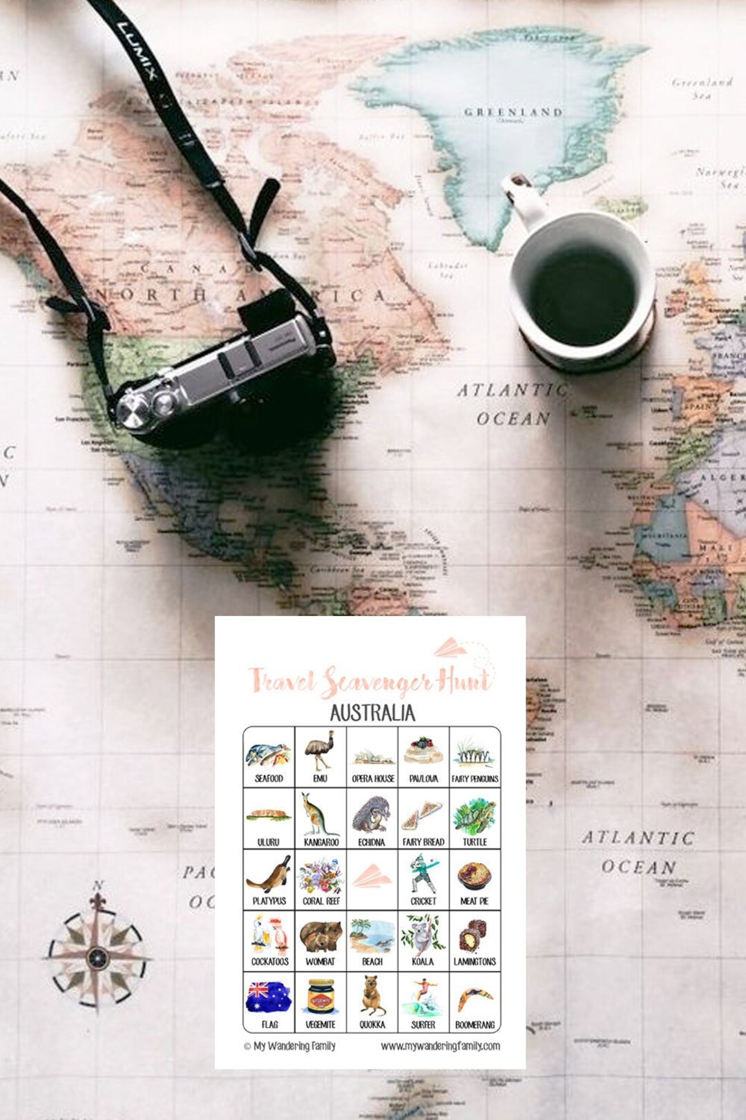 Australia Scavenger Hunt Game PRINTABLE Instant Download. - Etsy