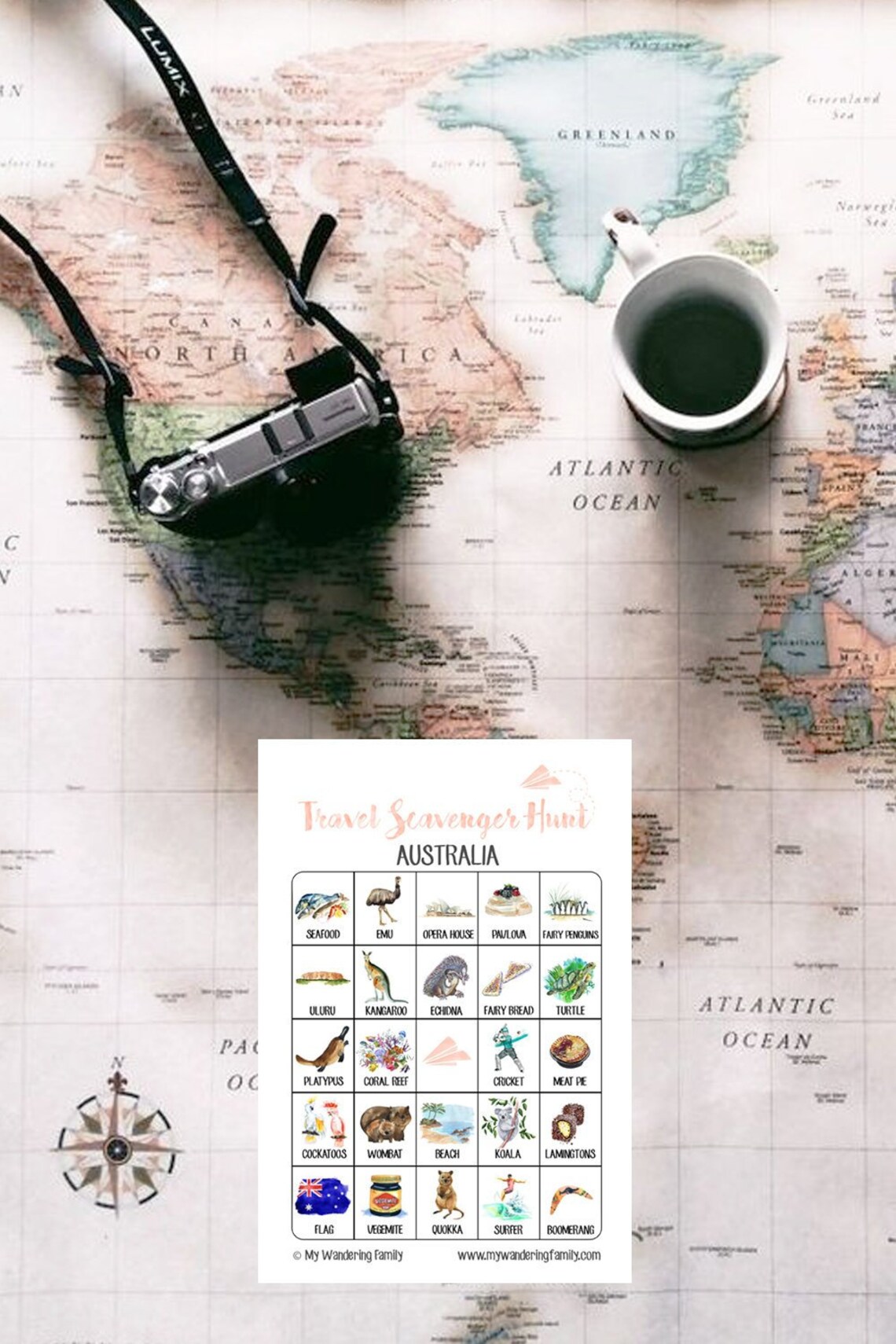 Australia Scavenger Hunt Game PRINTABLE Instant Download. - Etsy