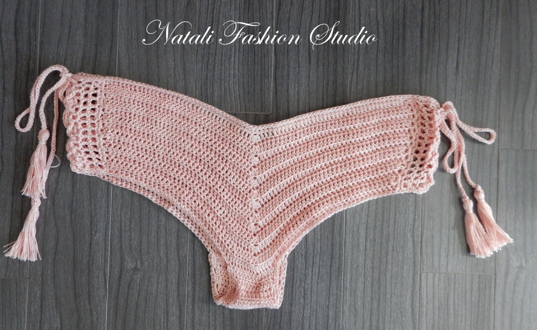 Crochet Bikini Bottom Crochet Swimsuit Crochet Bikinihot Bikini Crochet Swimwear Peephole