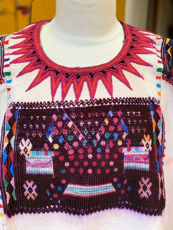 Collectors Huipil -Vintage huipil from Chichi from … - Gem