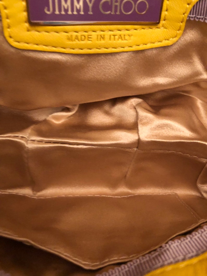 Jimmy Choo Yellow Handbag - Etsy