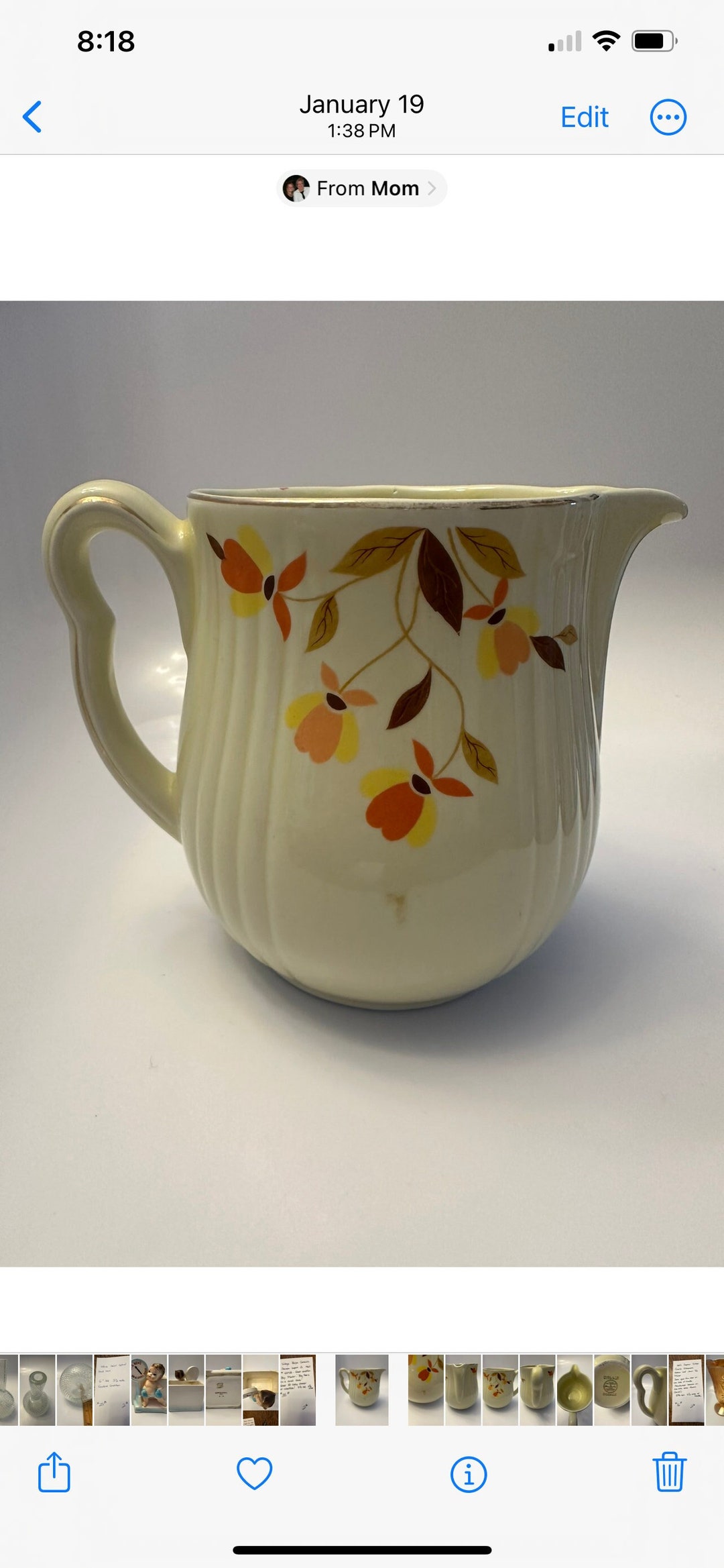 Halls Superior Vintage Quality Kitchenware Autumn Leaf Jewel Tea ...