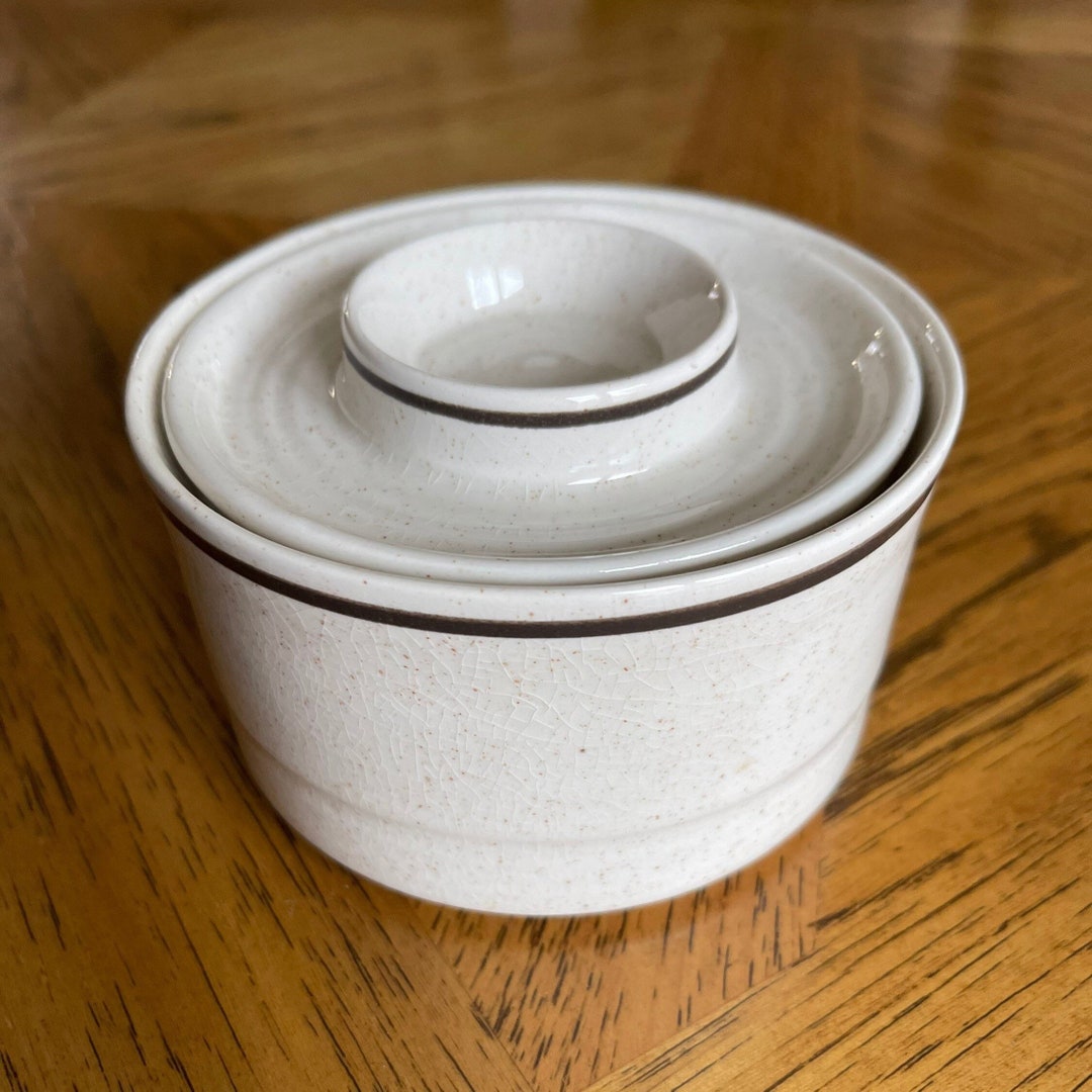 Vintage Brendan Erin Stone Sugar Bowl With Lid - Etsy