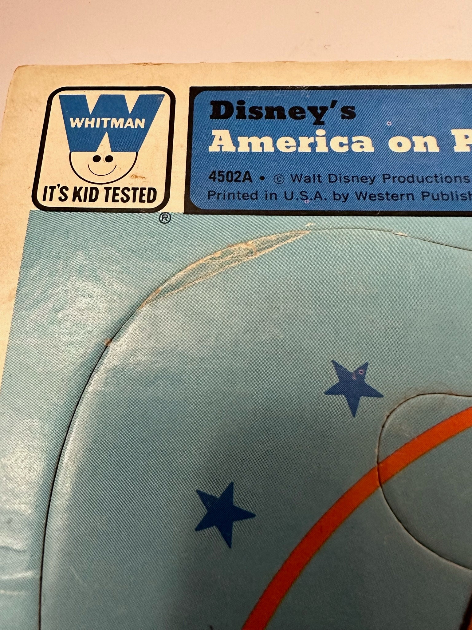 Vintage Disneys America on Parade Frame Tray Puzzle - Etsy