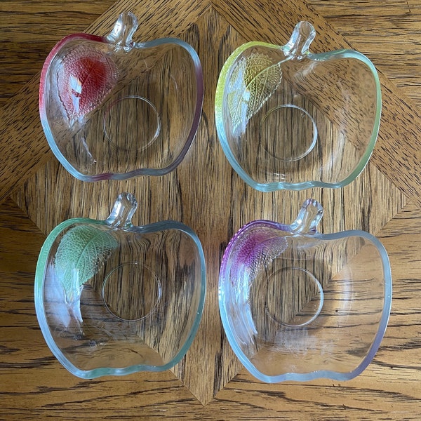 Vintage Glass Apples - Etsy