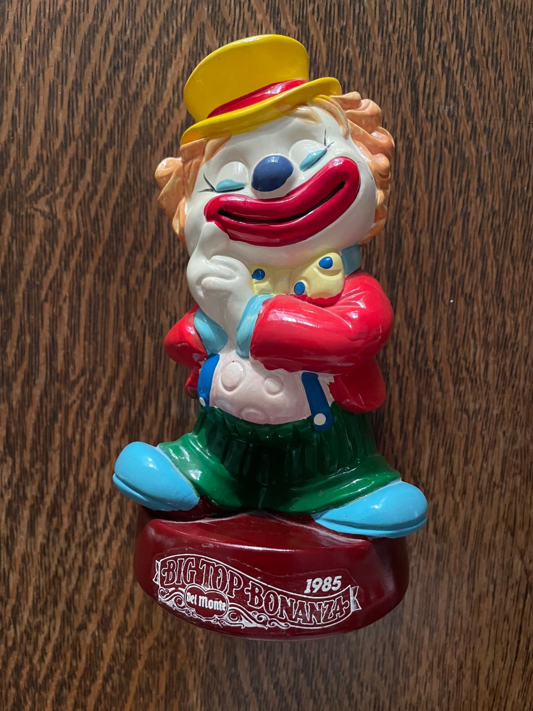 Vintage Del Monte Big Top Bonaza Clown Bank - 1985 - Etsy