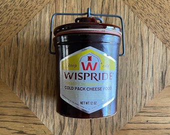 Vintage Wispride Cold Pack Cheese Food Brown Storage Crock - Etsy