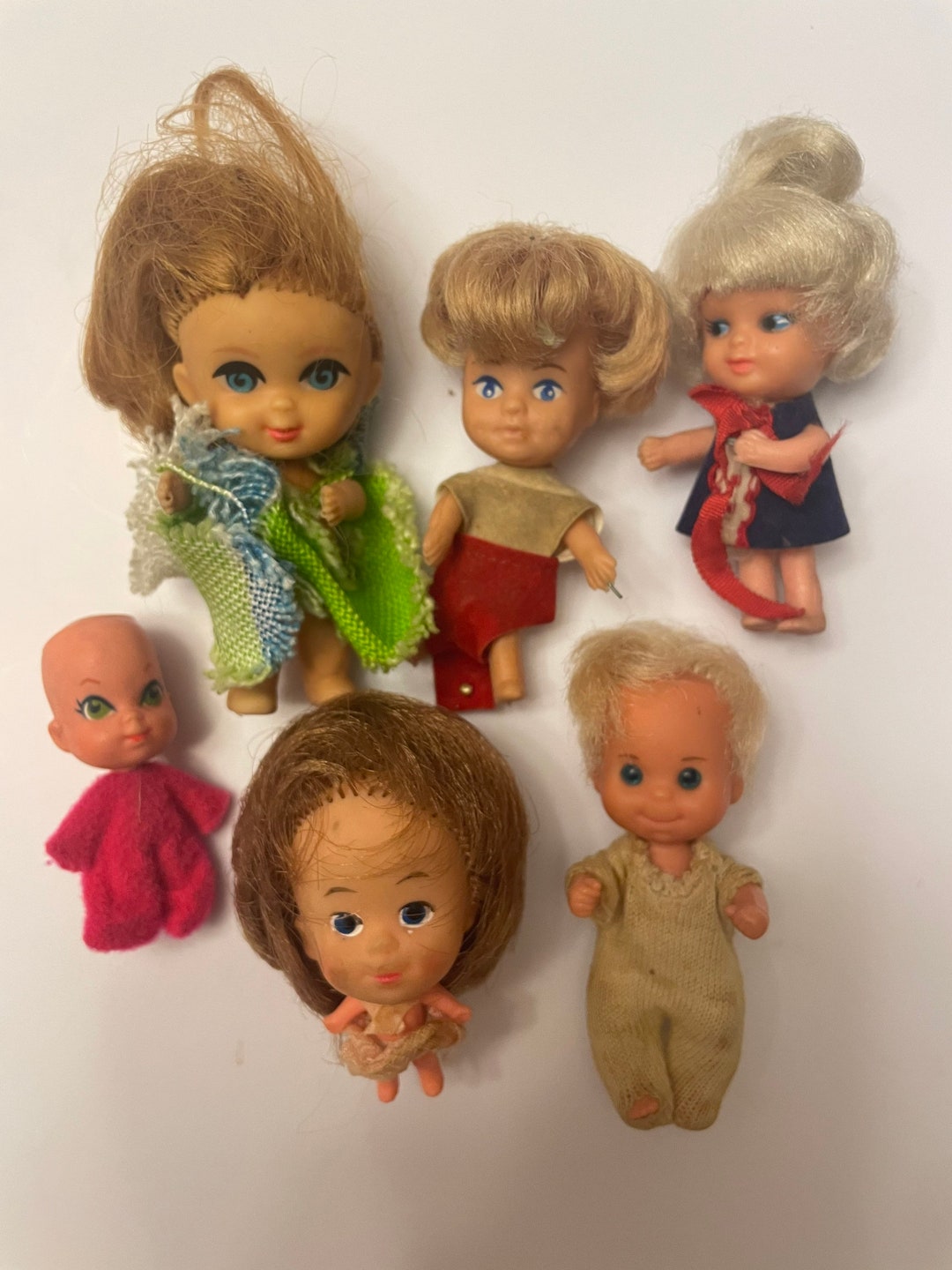 Lot of 6 Vintage Dolls From 1960s - Etsy