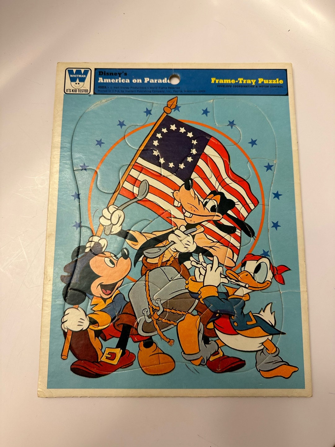 Vintage Disney’s America on Parade Frame Tray Puzzle - Etsy