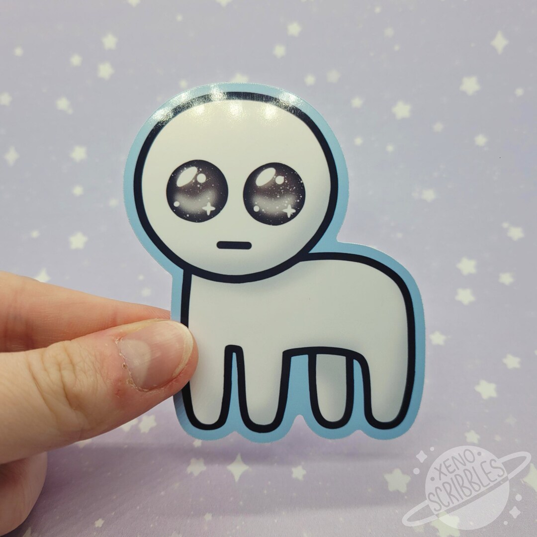 TBH / Autism Creature / Yippee 3" Glossy Vinyl Stickers + Sparkle and ...
