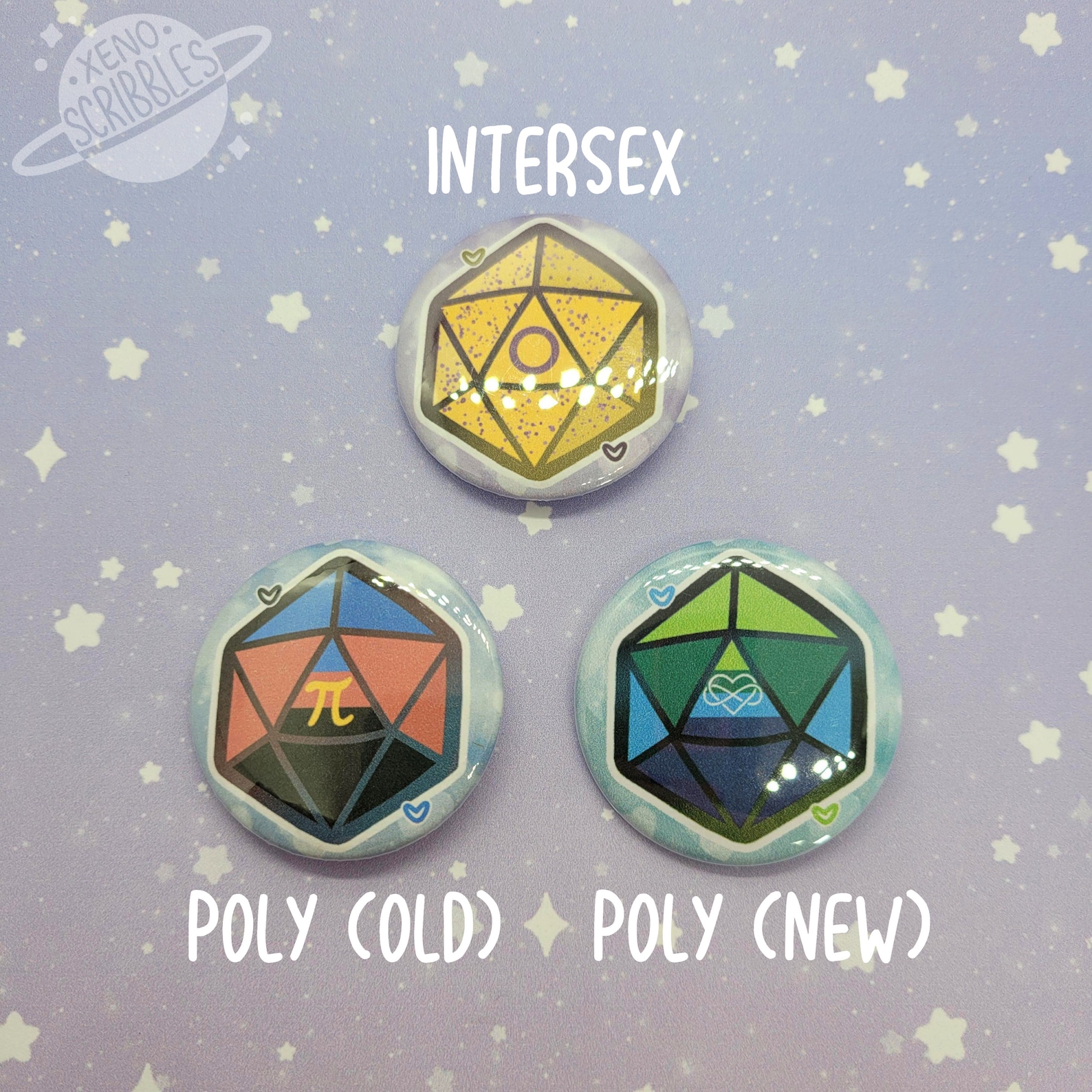 LGBTQ Gay Pride Dungeons and Dragons D&D D20 Dice 1.5 Pin | Etsy