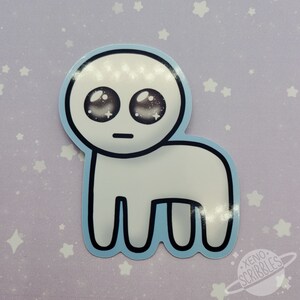 TBH / Autism Creature / Yippee 3" Glossy Vinyl Stickers + Sparkle and ...