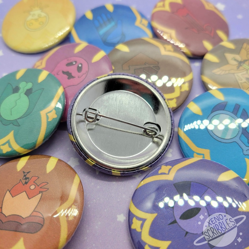 Owl House Inspired Magic Witch's Coven Pins 1.5" Buttons + Sparkle and ...