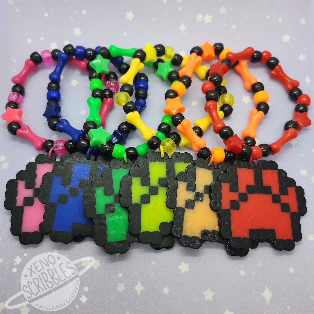 Scene Scenecore Y2K Aesthetic Puppy Dog Pawprint Kandi Charm Friendship ...