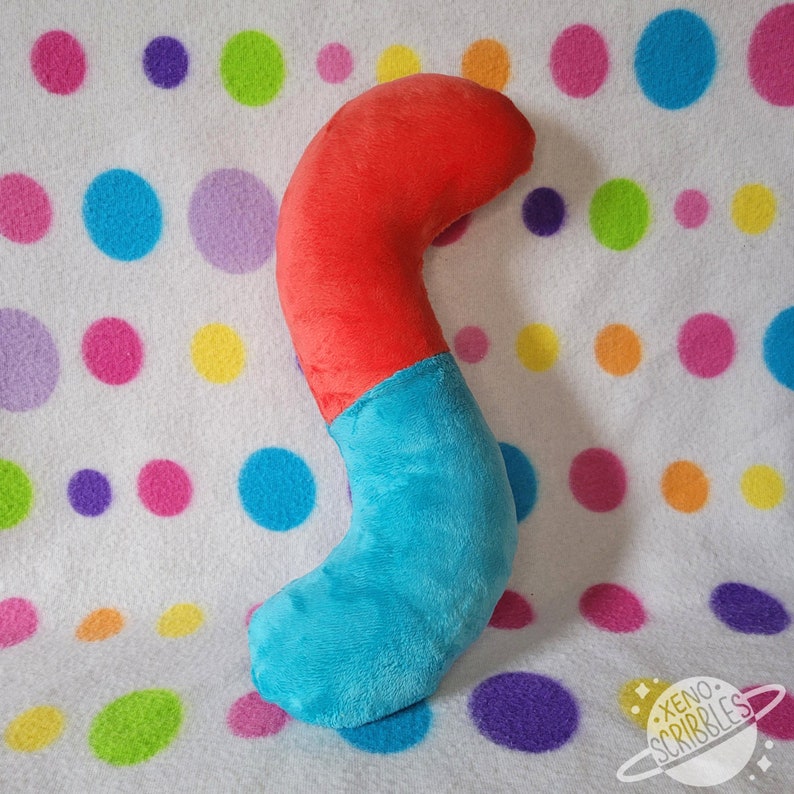 Handmade Gummy Worm Candy Cute Cuddly 13in Plush Toy Plushie Kidcore ...