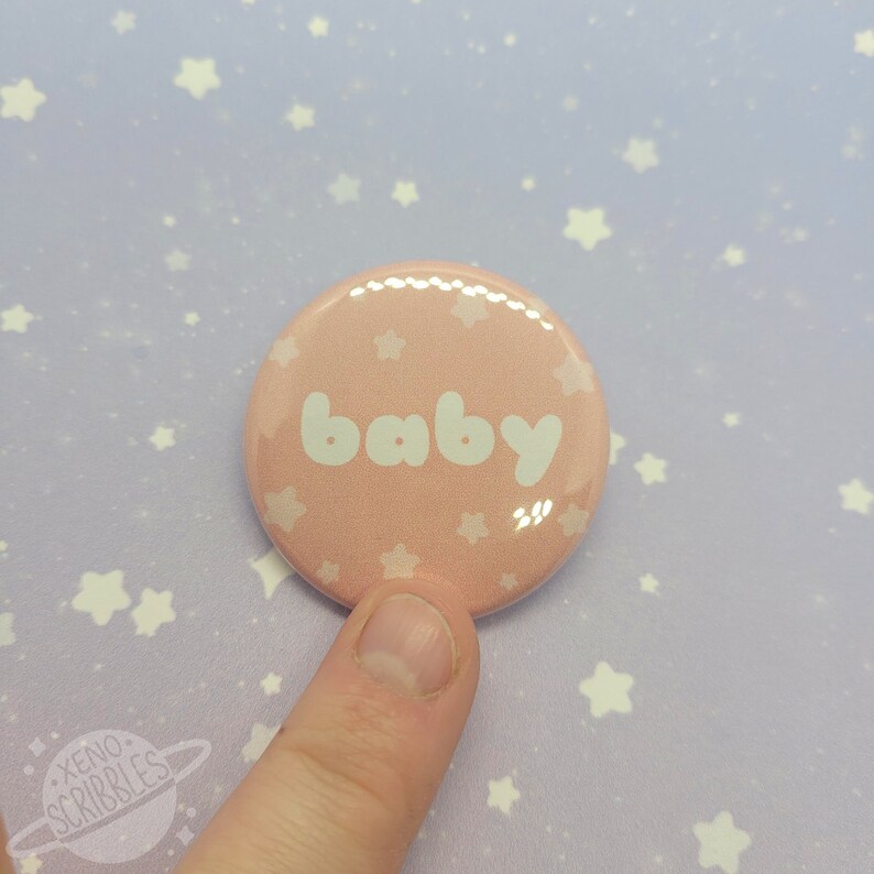 Baby Pastel Fairy Kei Aesthetic Age Regression Cute 1.5" Pin Buttons ...