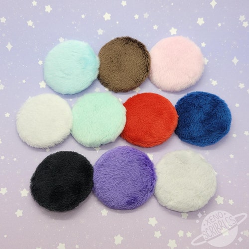 Soft Fluffy Discrete Sensory Stim Toy 1.5 Pin Buttons - Etsy