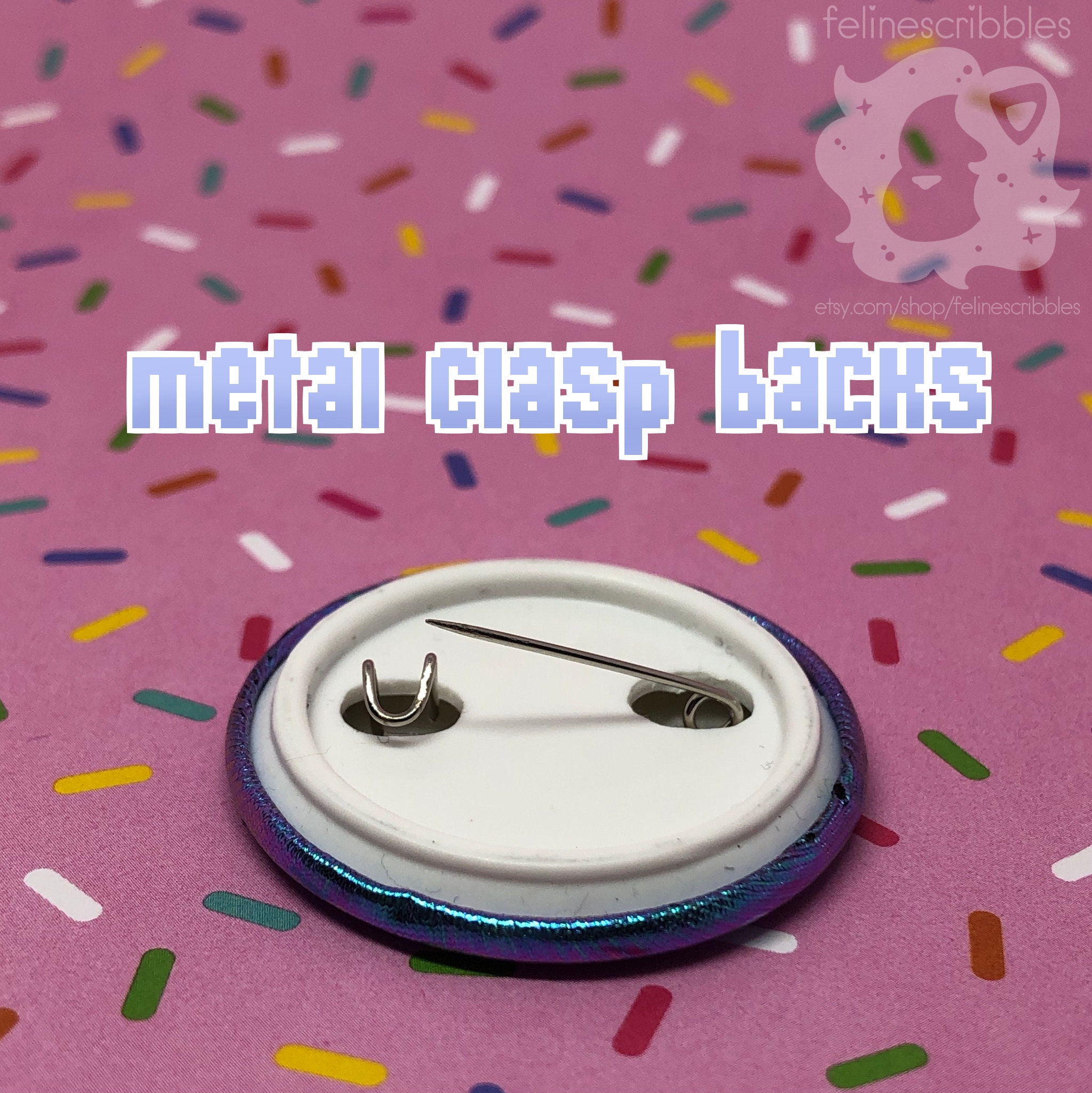 Holographic Color-changing Shiny 1.5 Pin Button - Etsy