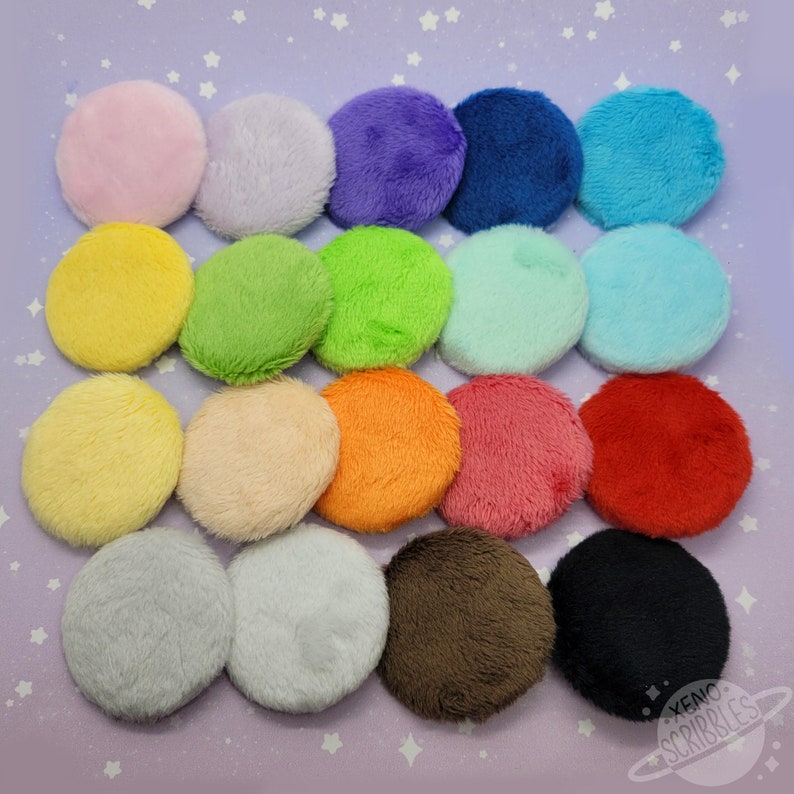 Soft Fluffy Discrete Sensory Stim Toy 1.5 Pin Buttons - Etsy