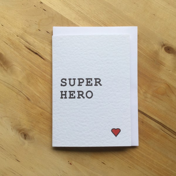 Superhero Cards - Etsy