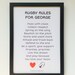 Personalised Rugby Player Poem Print - Etsy UK