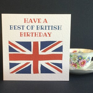 Best of British Birthday, Handmade in England, Best of British Card ...
