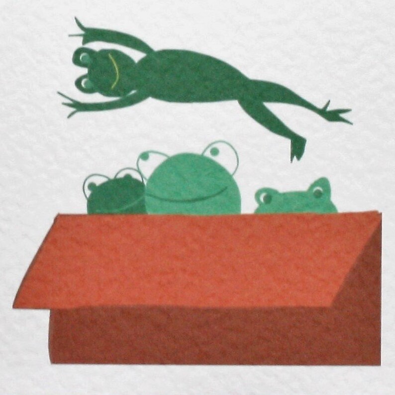 Funny Mad as a Box of Frogs Card - Etsy UK