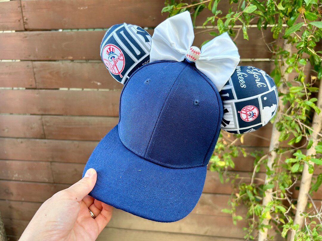 New York Yankees Mouse Ears Baseball Cap - Etsy
